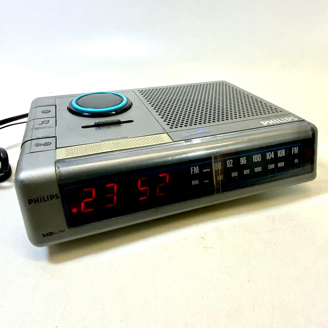 Philips D-3630 2band Clockradio | 80s and 90s | EU Power 220-230V AC ...