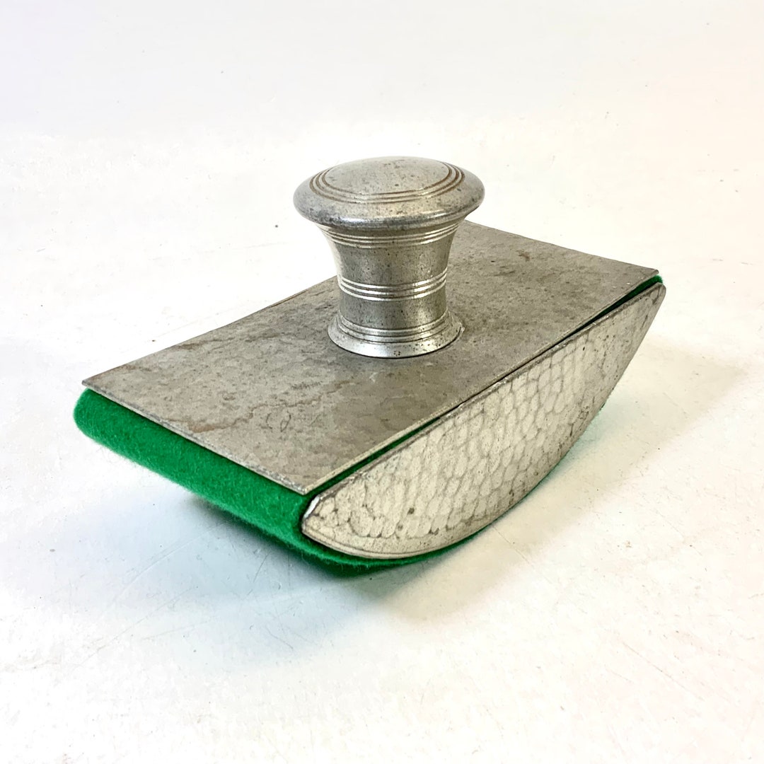 Mid-century Blotter Ink Blotter Metal Ink Roller - Etsy UK