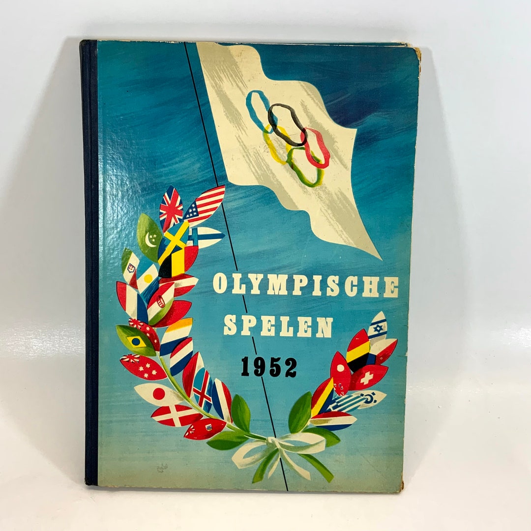 1952 Olympic Games Helsinki Finland Illustrations/decals of the Games ...