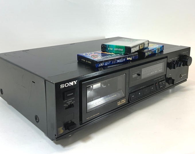 Sony TC-K 410 Cassette Deck | HX-PRO | Vintage Cassette Player | 80s ...