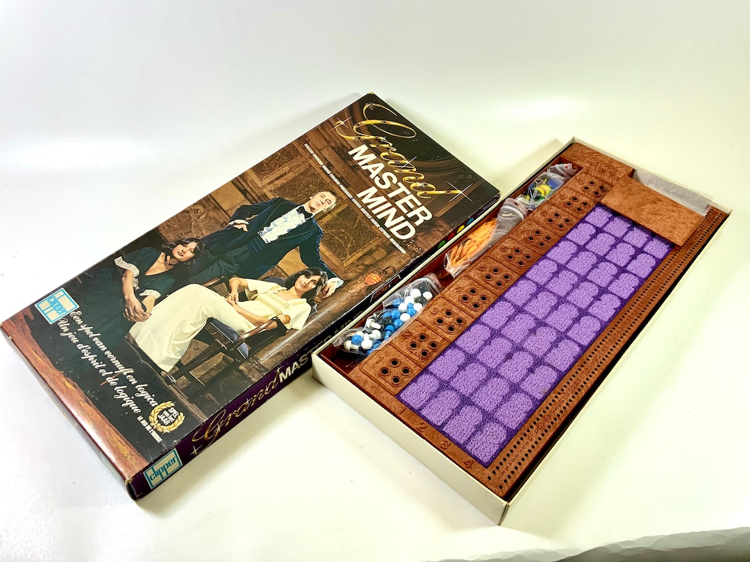Grand Mastermind Game 1972 | Vintage Logic Game | to Play With 2 People ...