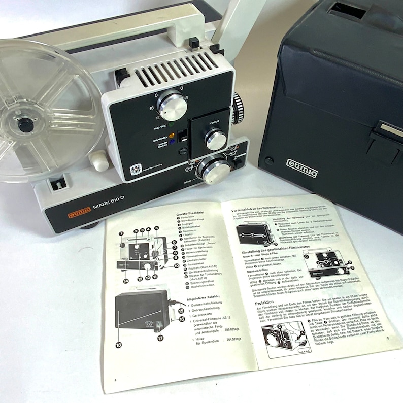 Eumig MARK 610 D Film Projector in Case 8mm Projector - Etsy UK