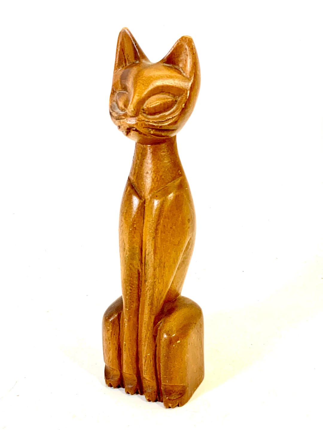 70s Cat | Wooden Statue | "typical Seventies" | - Etsy Canada