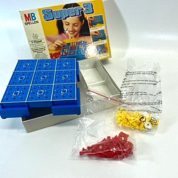 3 X Tic Tac Toe Small Board Game MB Games Board Game 70s 80s Vintage Toys Young and Old Etsy Canada