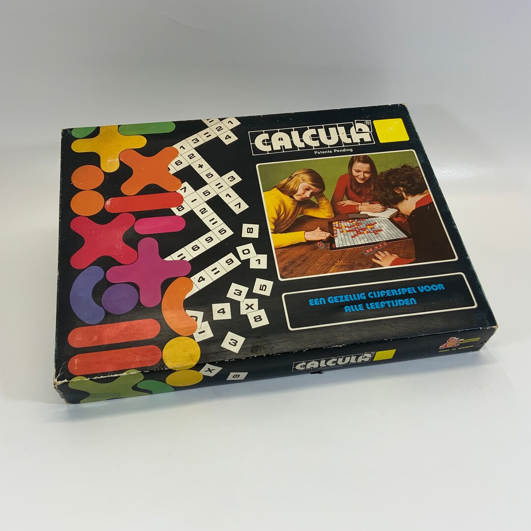 Vintage Math Game | Calcula | Game and Toys | Board Game | 70s/80s ...