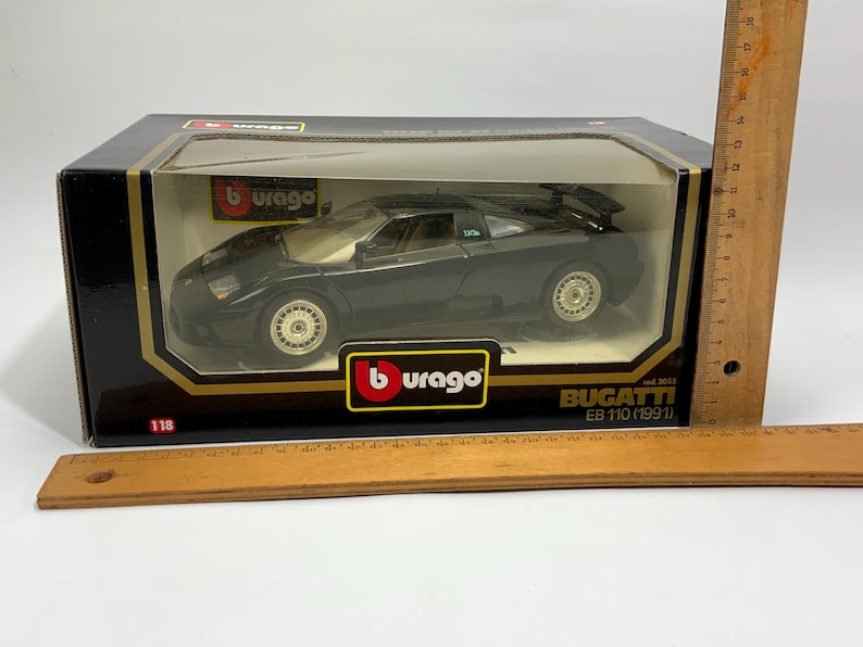 Bugatti EB 110 (1991) Bburago Scale Model 1/18 Cod. 3055 | Complete in ...