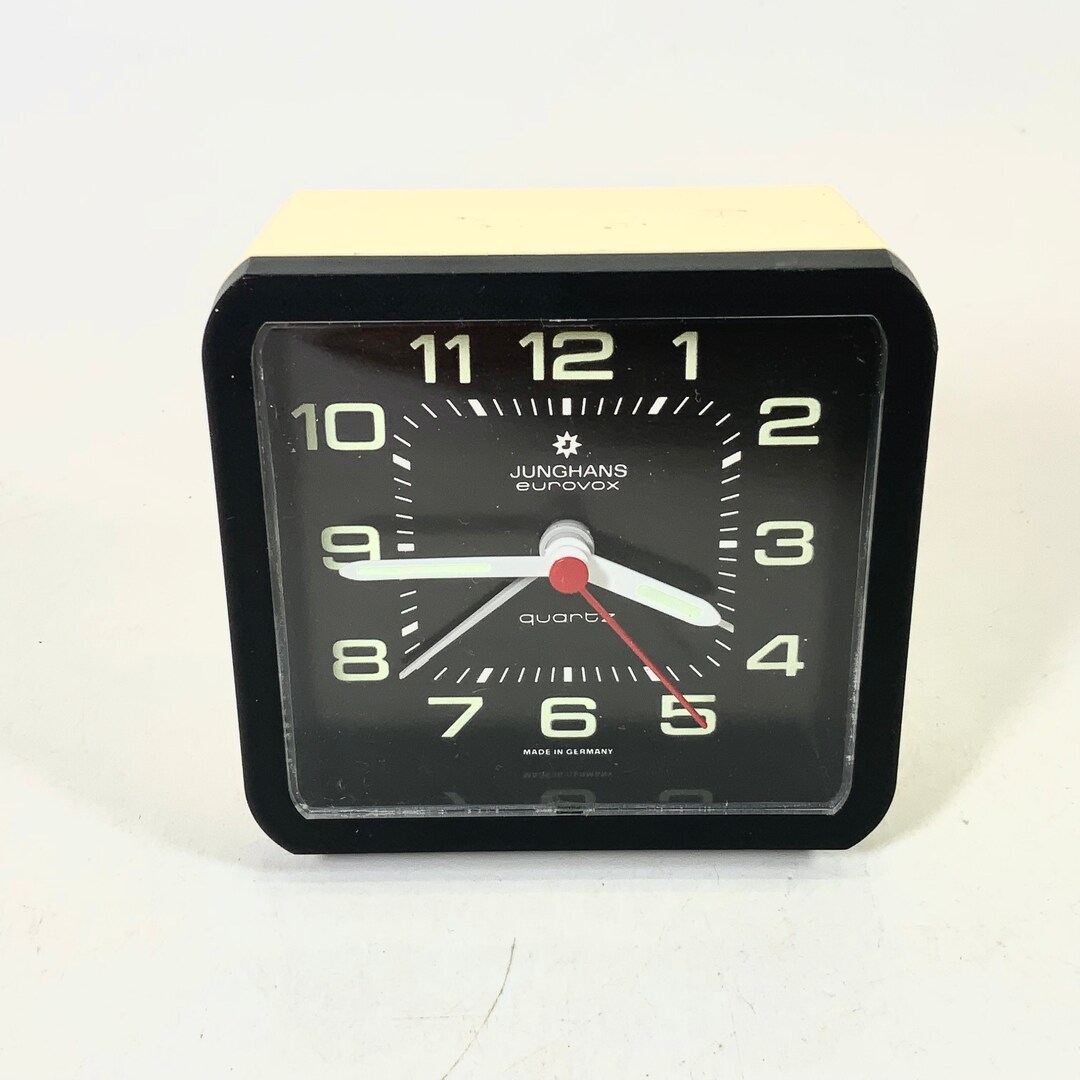 Junghans Eurovox Travel Alarm Clock | German Design | - Etsy