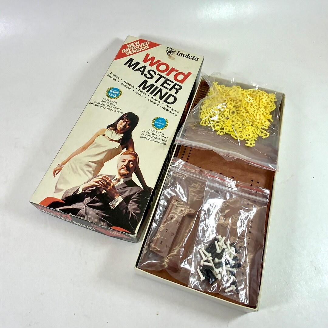 BECOME Mastermind 1975 Vintage Logic Game From Invicta Board Game 70s ...