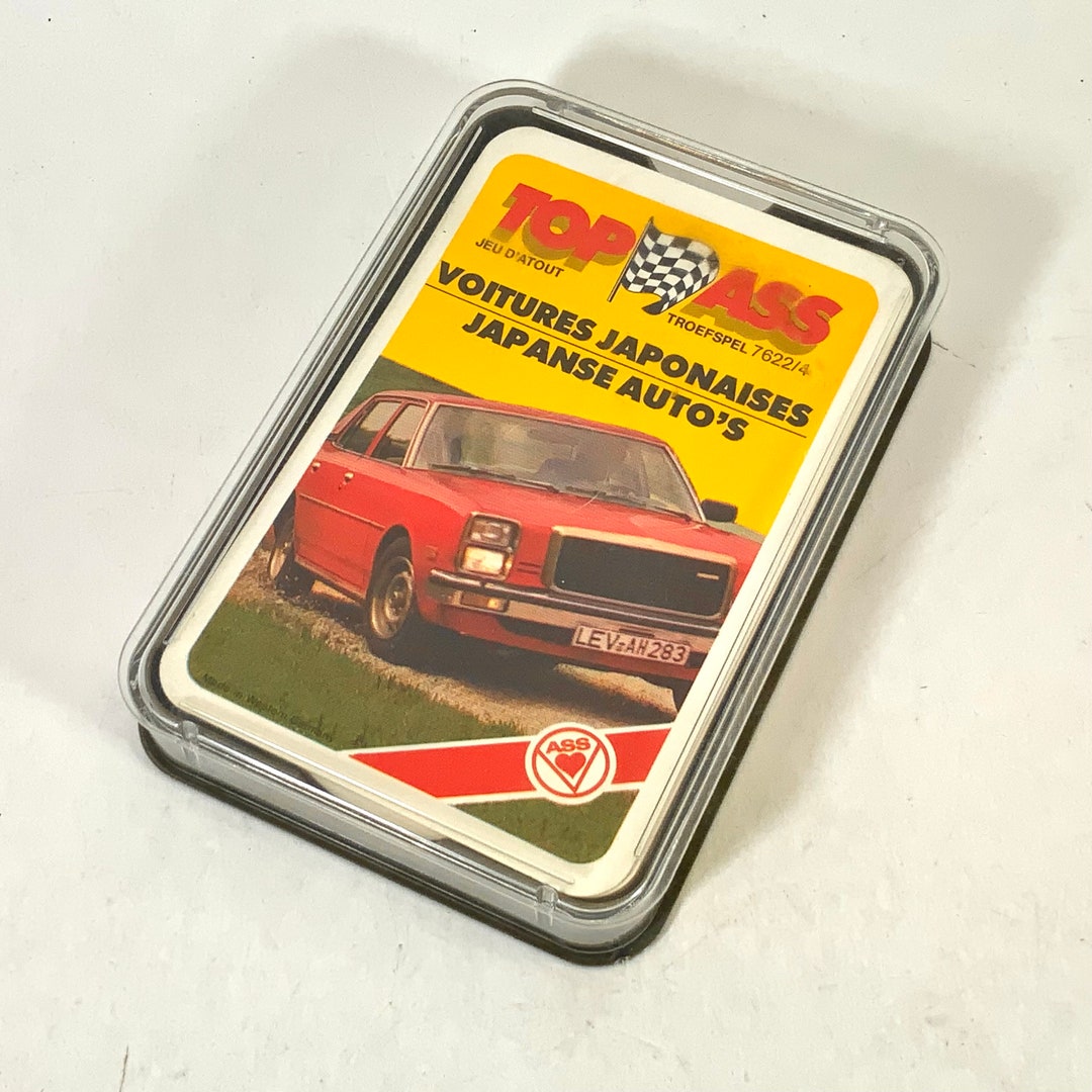 Top Ass Japanese Car Quartet Dutch/french Quartet Game/toy - Etsy