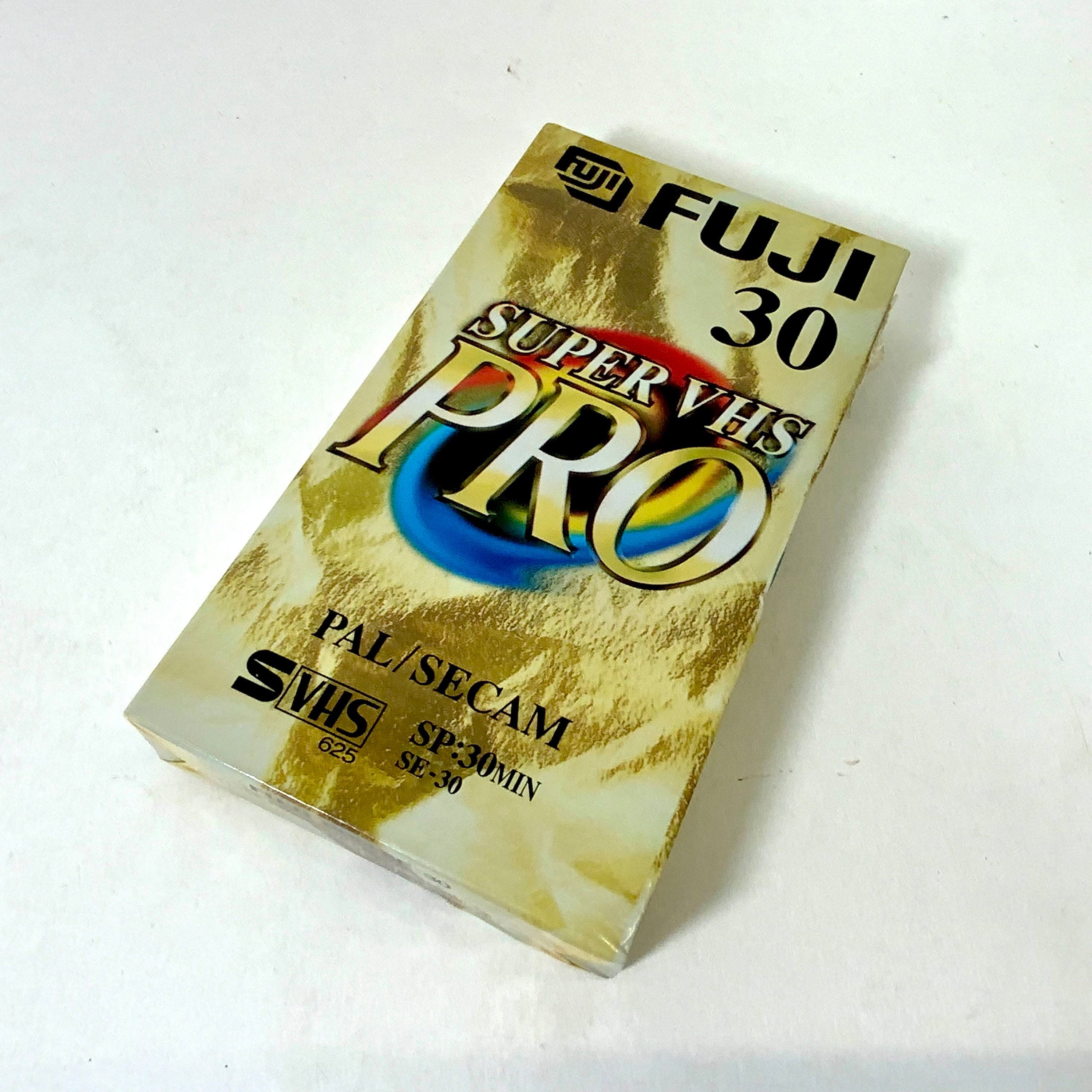 Set of 3 Sealed New VHS Cassette Tapes Sony Dx 240 Pdm E-240 Hg Fuji 30 ...
