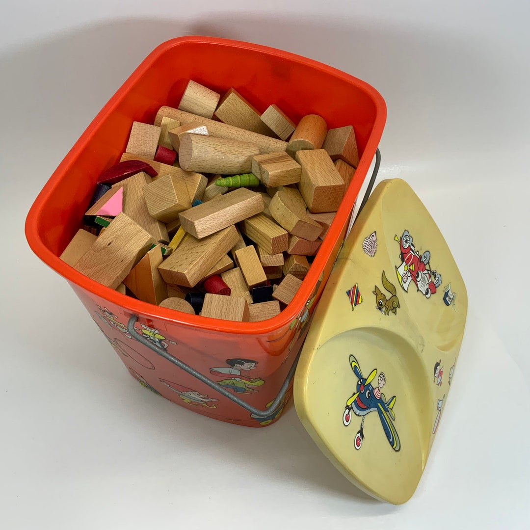 1970 Wooden Building Blocks Set | With Lots of Blocks!!! | Blocks ...