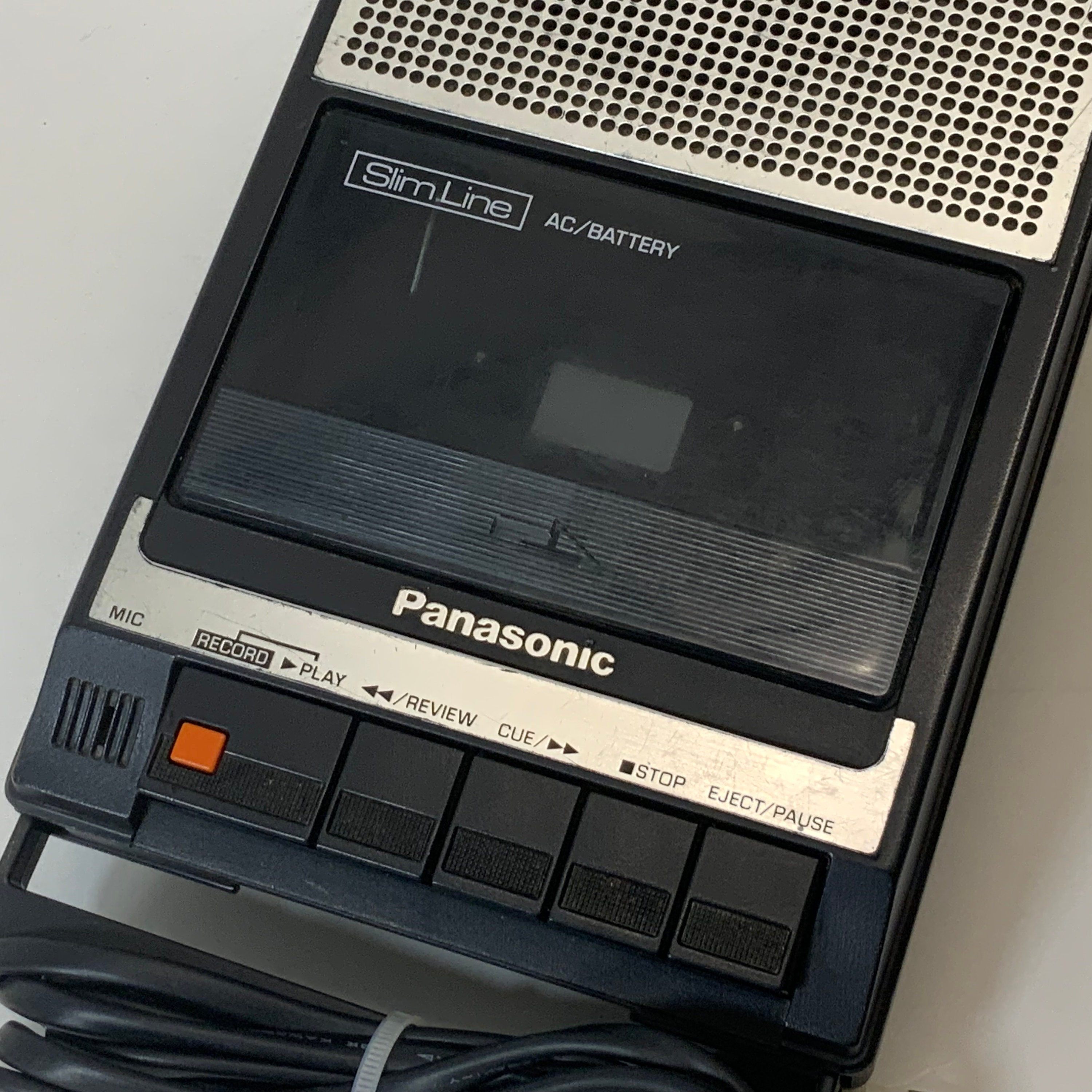 Panasonic Slim Line Portable Cassette Player Japanese Vintage ...