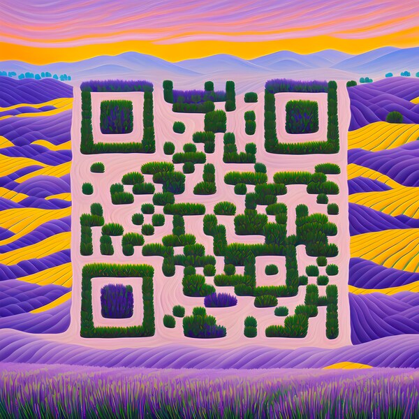 Qr Code Art - Etsy