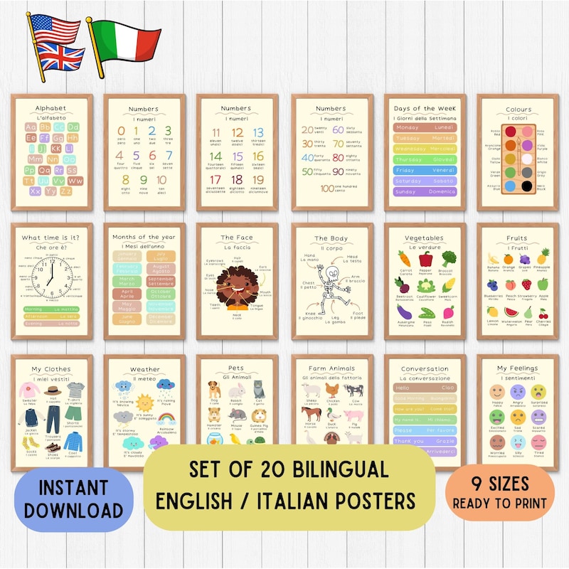 Italian Classroom - Etsy