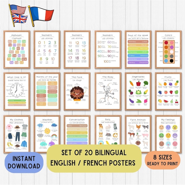 French Language Posters - Etsy