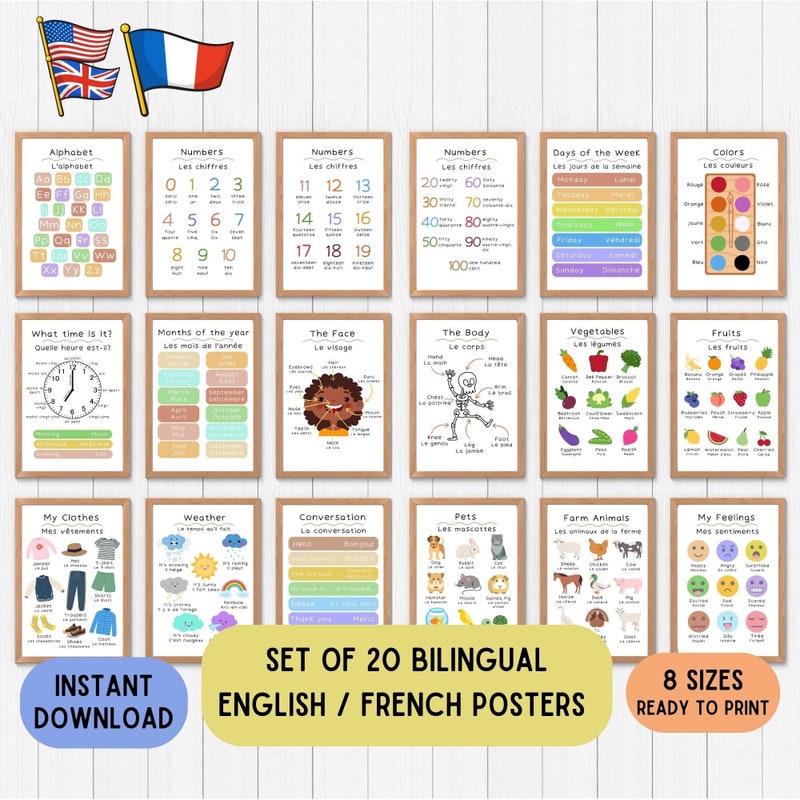 French Language Posters - Etsy