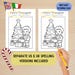 Printable Christmas Activity Sheets in Bilingual Italian, Christmas ...