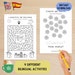 Printable Christmas Activity Sheets in Bilingual Spanish, Christmas ...