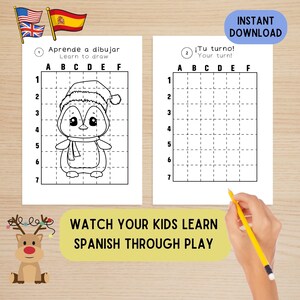 Printable Christmas Activities in Bilingual Spanish, Christmas ...