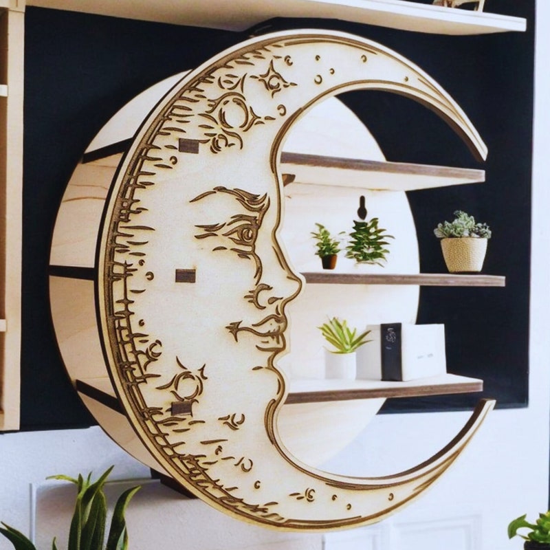 Moon Shelf - Etsy