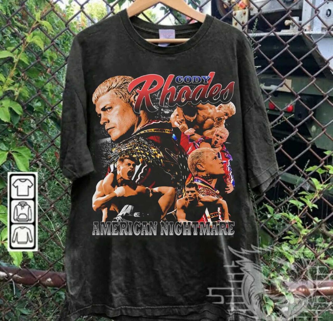 Vintage Cody Rhodes Shirt Cody Rhodes Wrestling T-shirt 90s - Etsy