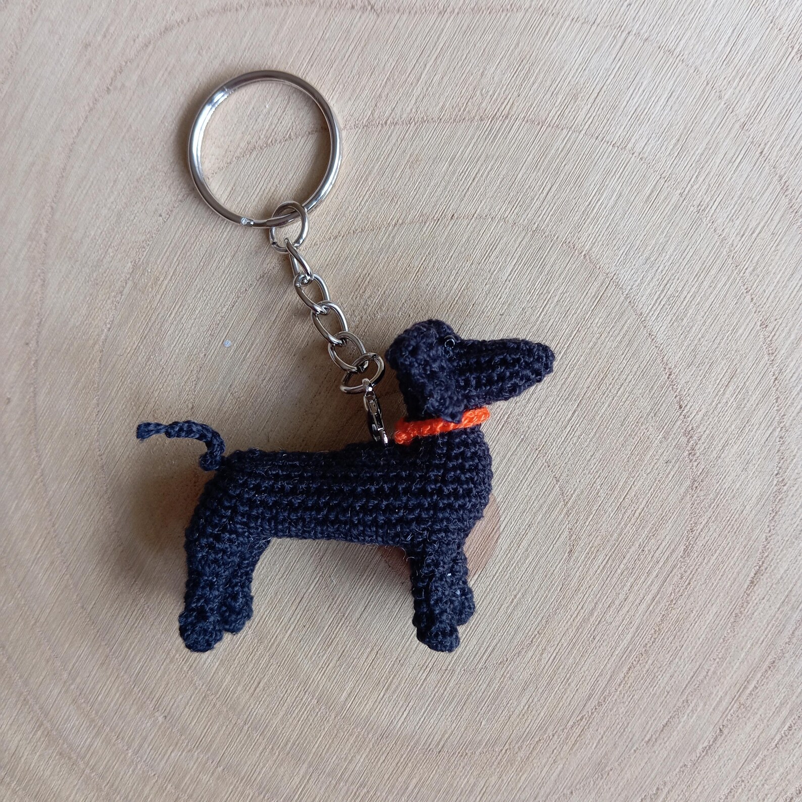 Crochet Dog Keychain: Custom Miniature Animal Bag Charm - Etsy