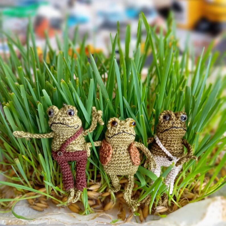 Crochet Green Frog Brooch or Keychain: Amigurumi Animal - Etsy UK