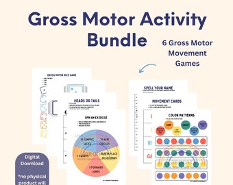 Summer Themed Gross Motor Movement Cards | Brain Breaks | Transition ...