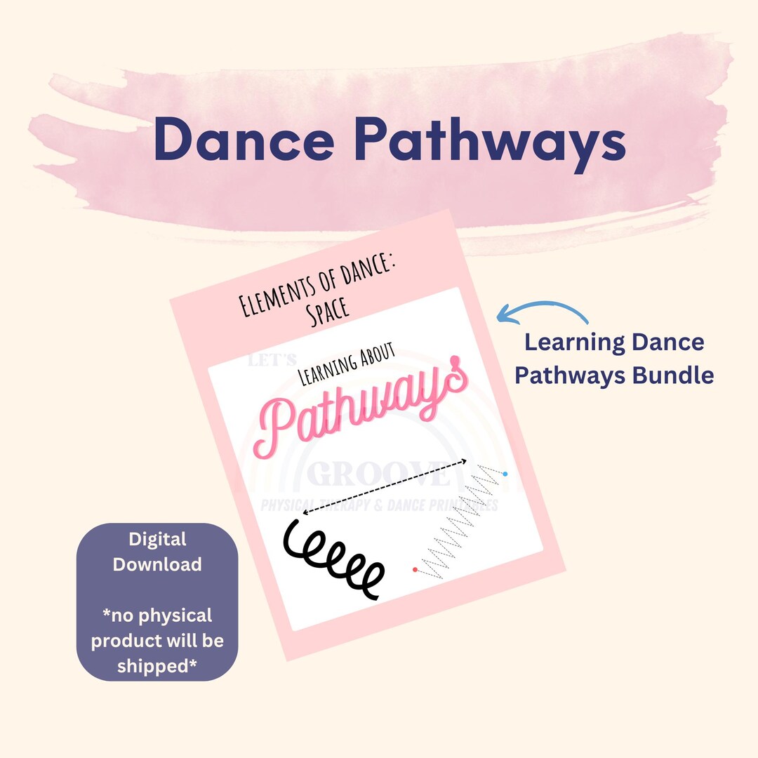 Elements of Dance Pathways Printable Activities - Etsy