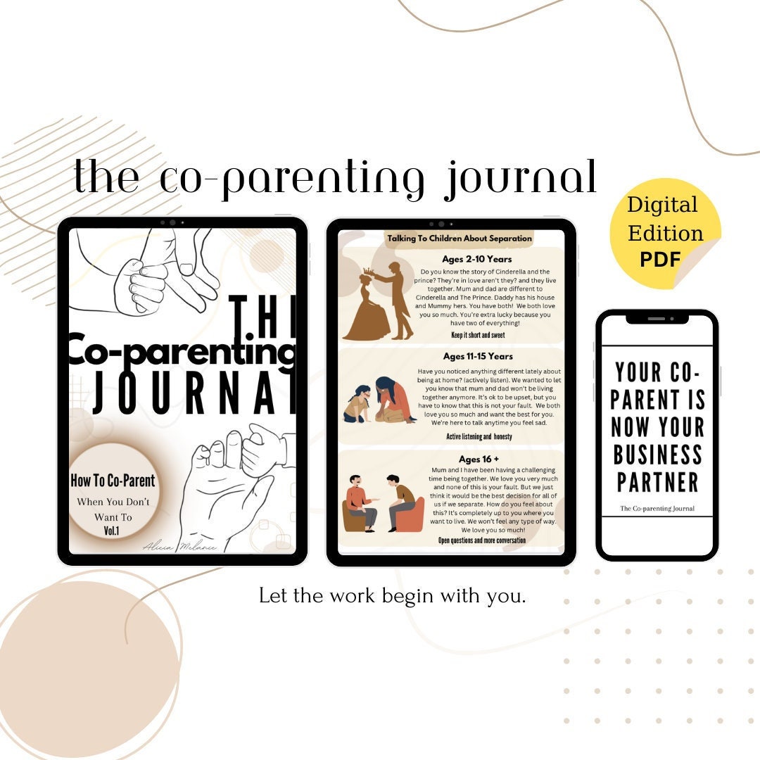 The Co-parenting Journal: How to Co-parent When You Don't Want To - Etsy