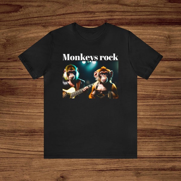 Rockstar Monkey - Etsy