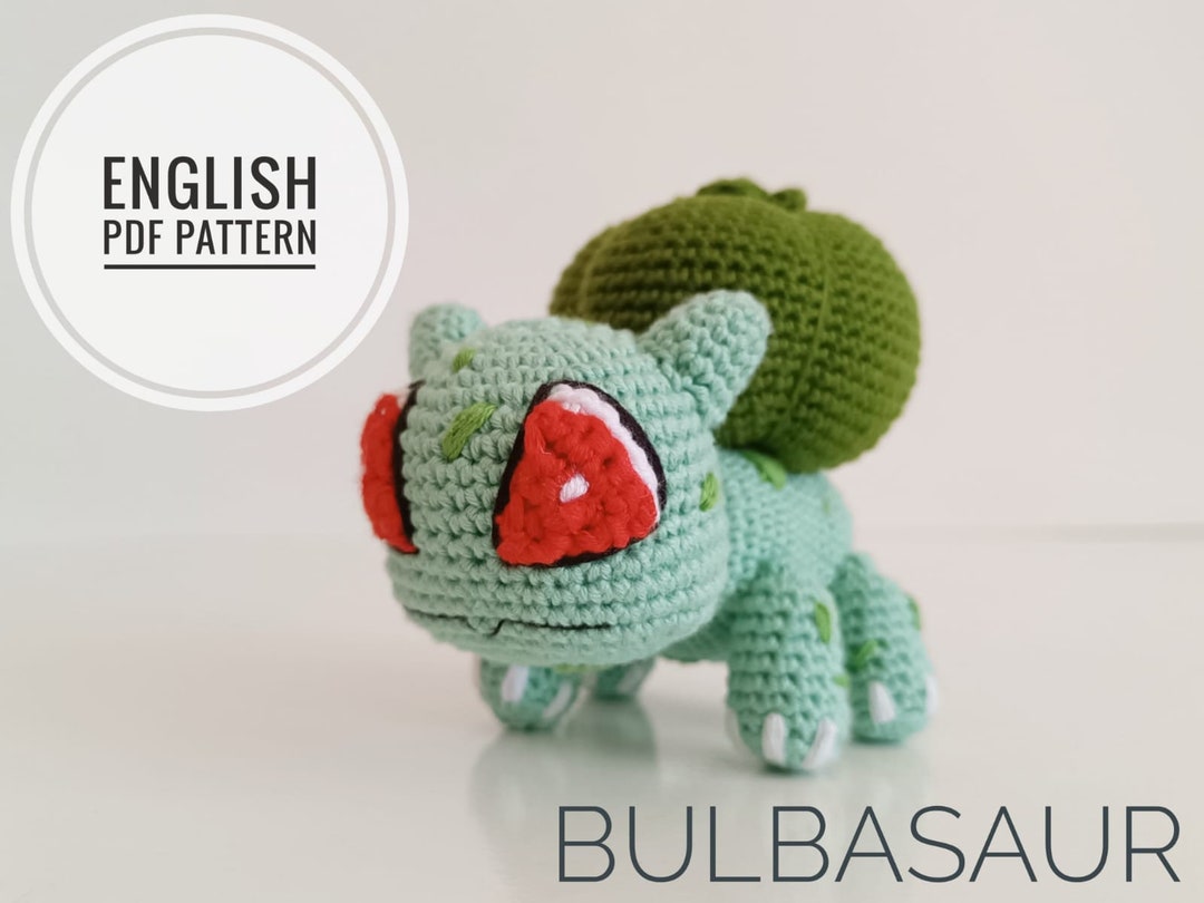 Bulbasaur Amigurumi Crochet Pattern / English PDF File - Etsy