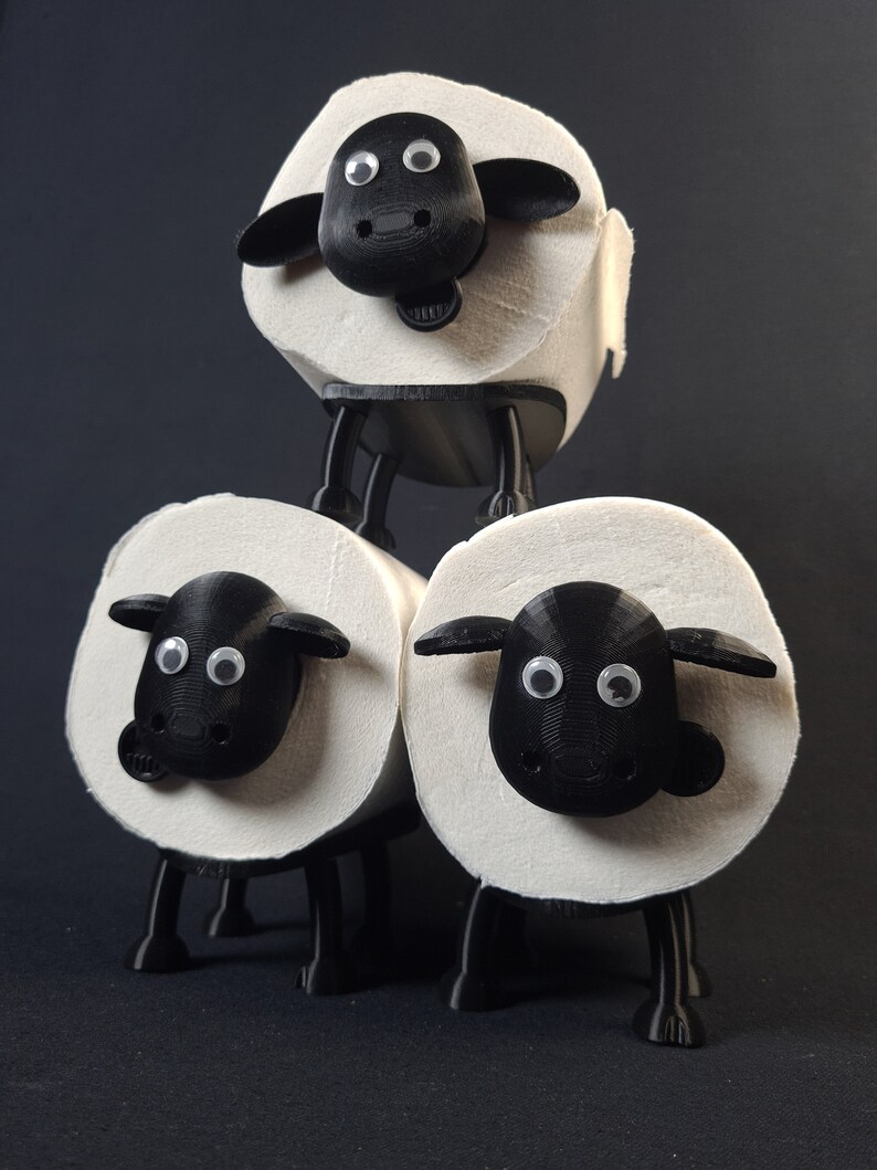 Sheep Toilet Paper Roll Holder Bathroom Decor Tissue Holder - Etsy