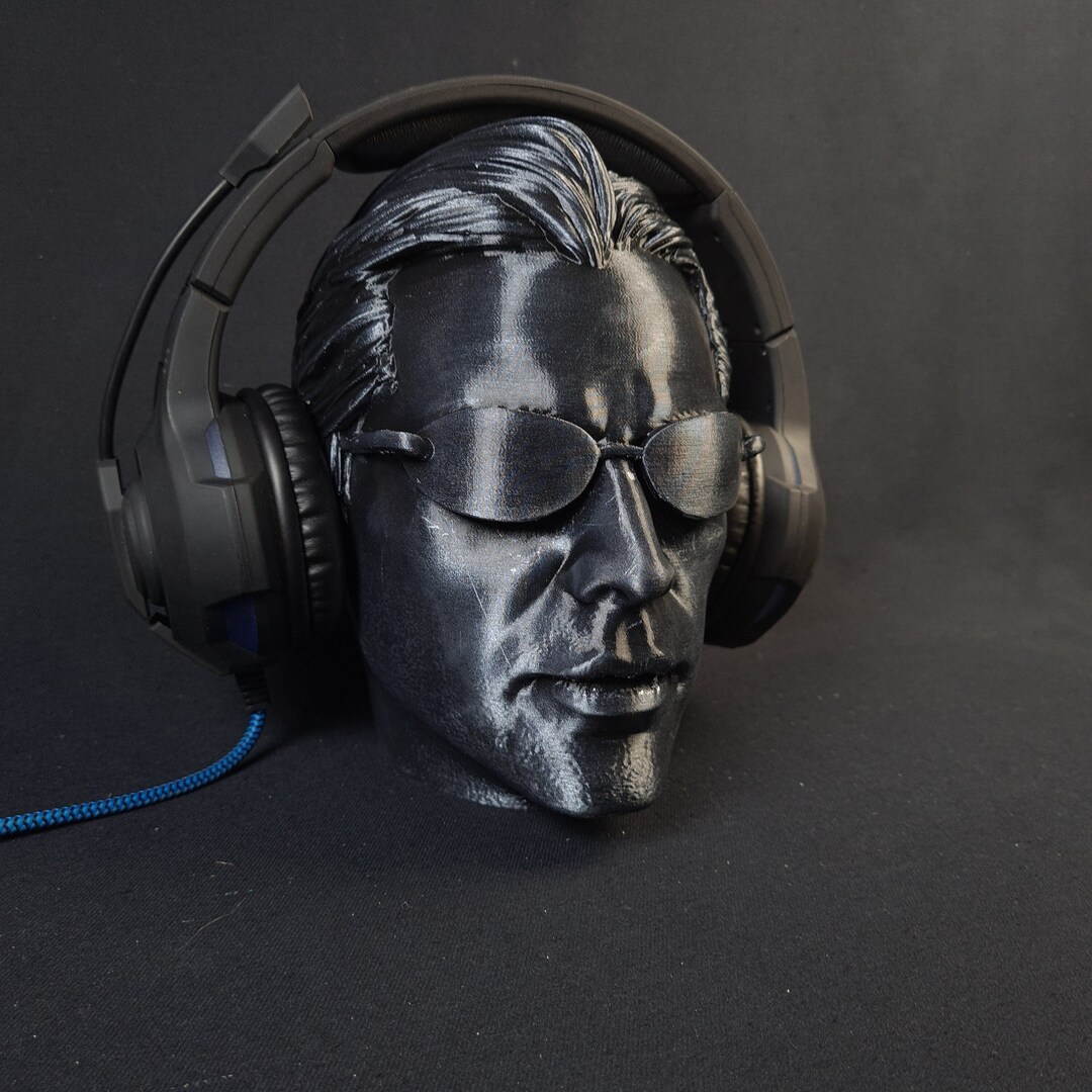 Neo Matrix Headphone Stand / Headphone Holder / Neo Matrix Paintable ...