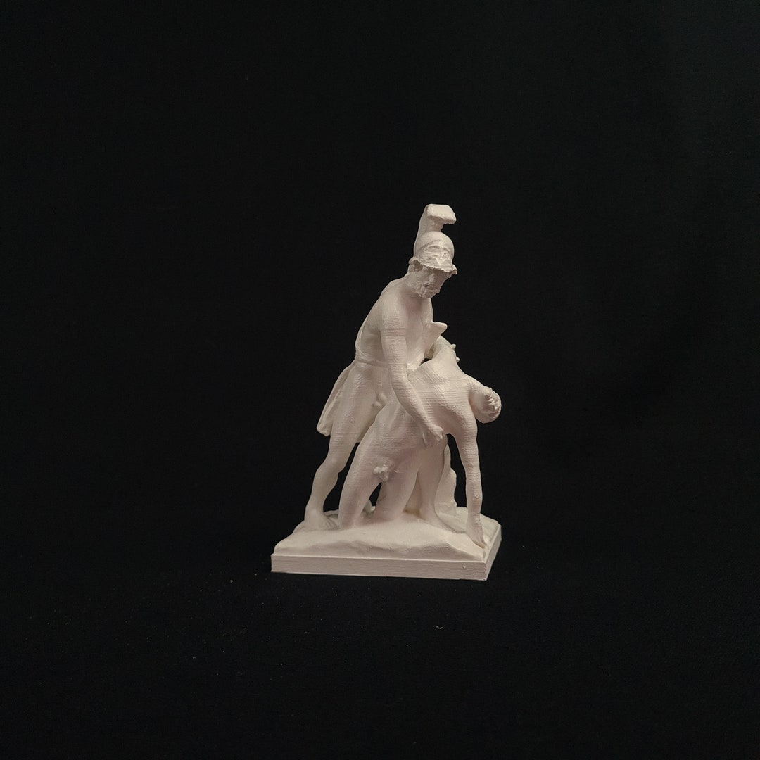 Menelaus With Patroclus Statue / Greek Art / Home Decor - Etsy