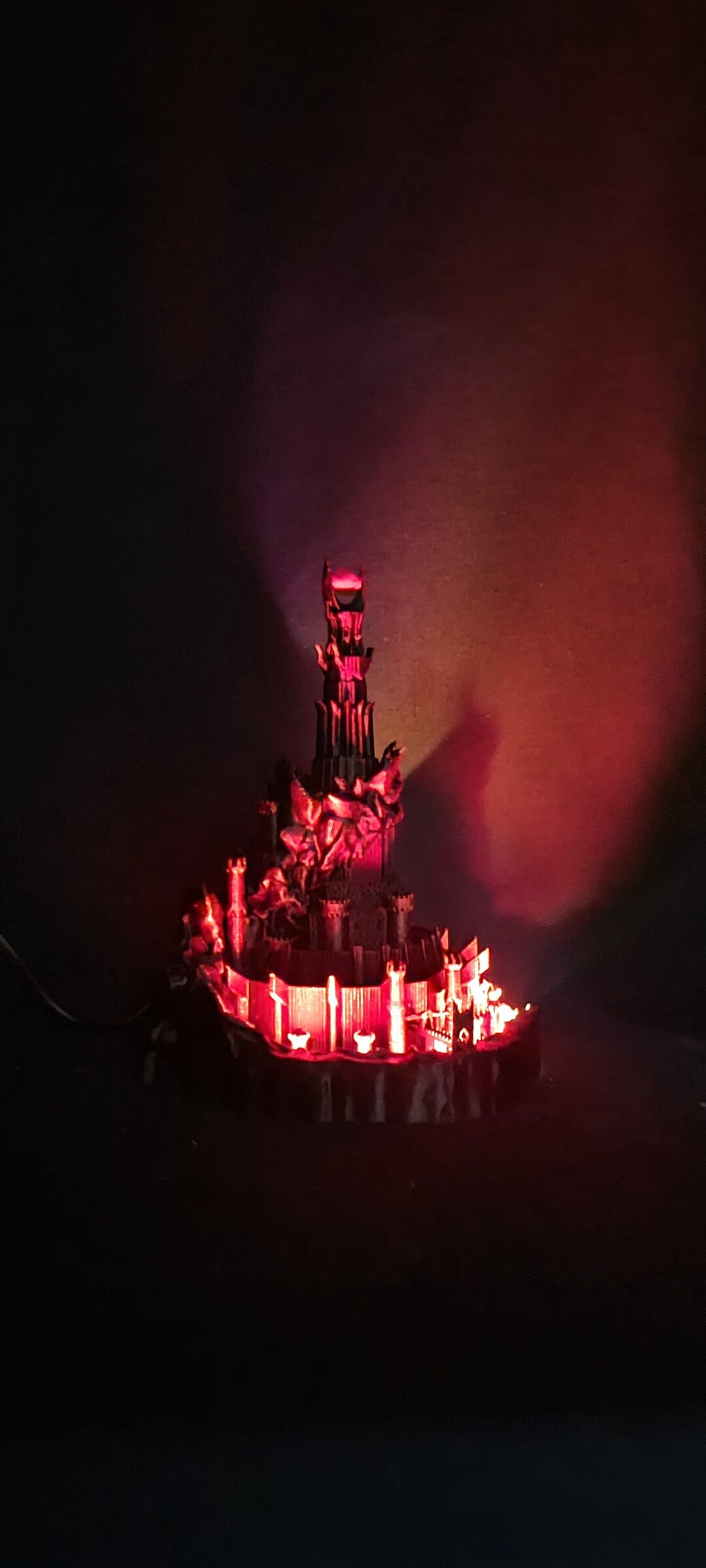 Baraddur Lamp, Tower of Sauron Statue, Eye of Sauron Light - Etsy UK