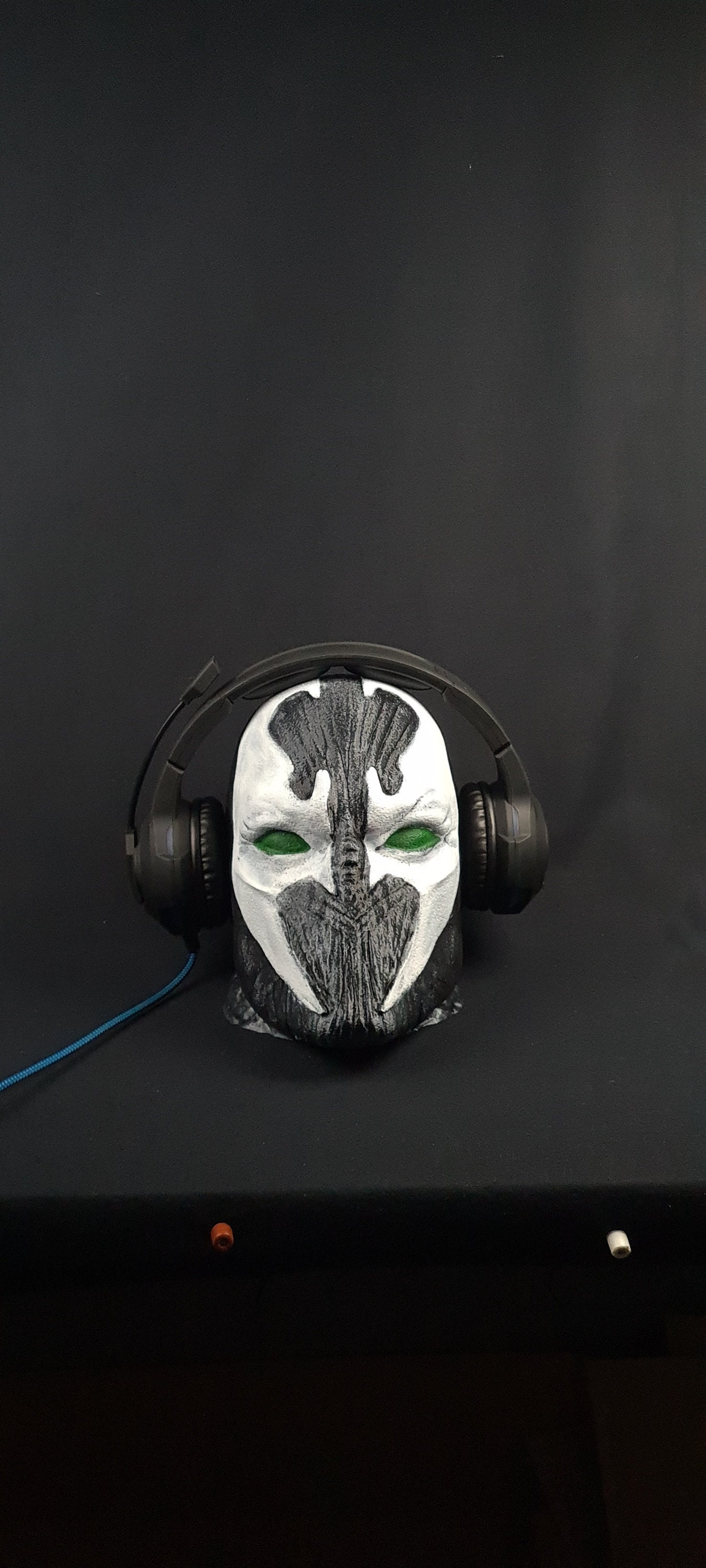 Spawn Headphone Stand / Headset Holder /spawn Paintable Bust / Gaming Room Decor - Etsy