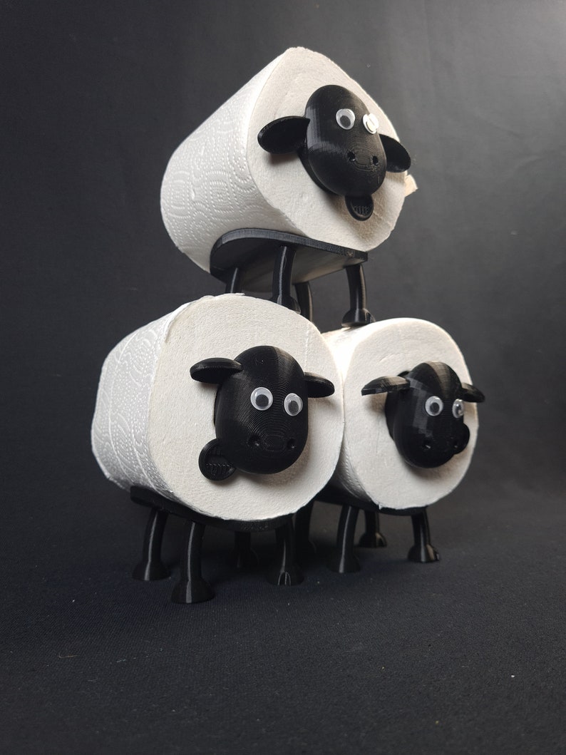 Sheep Toilet Paper Roll Holder Bathroom Decor Tissue Holder - Etsy