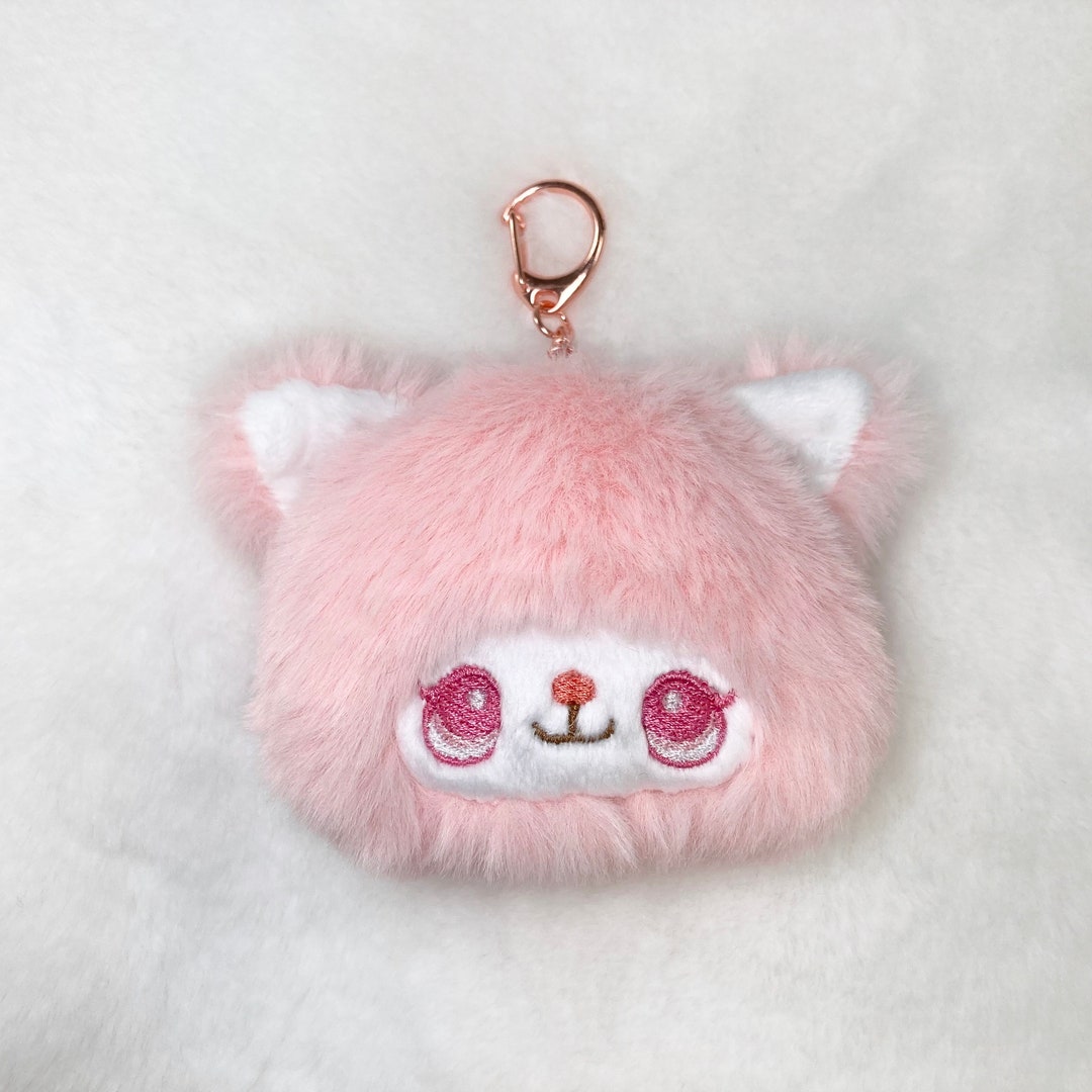 Hana the Cat Fluffy Plush Keychain Mikku, Original, Stuffed Animal ...