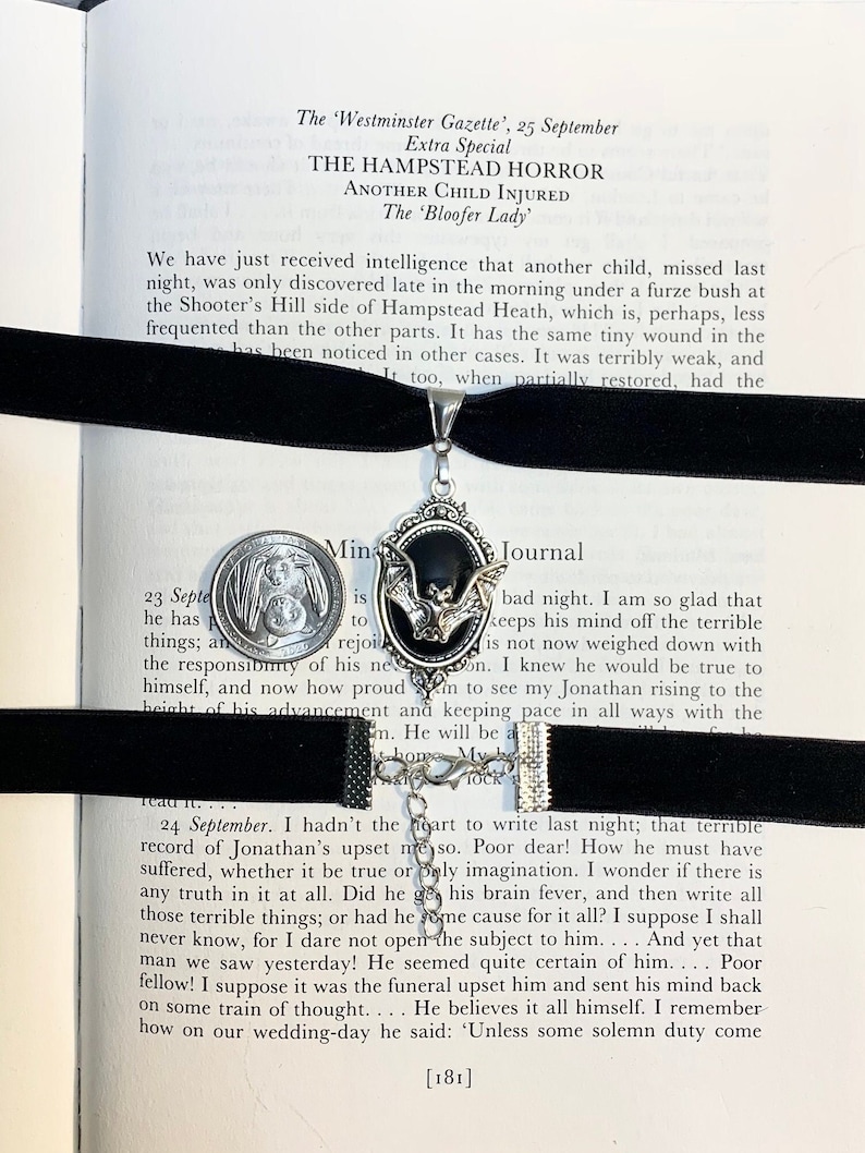 Victorian Gothic Bat Choker Black - Etsy