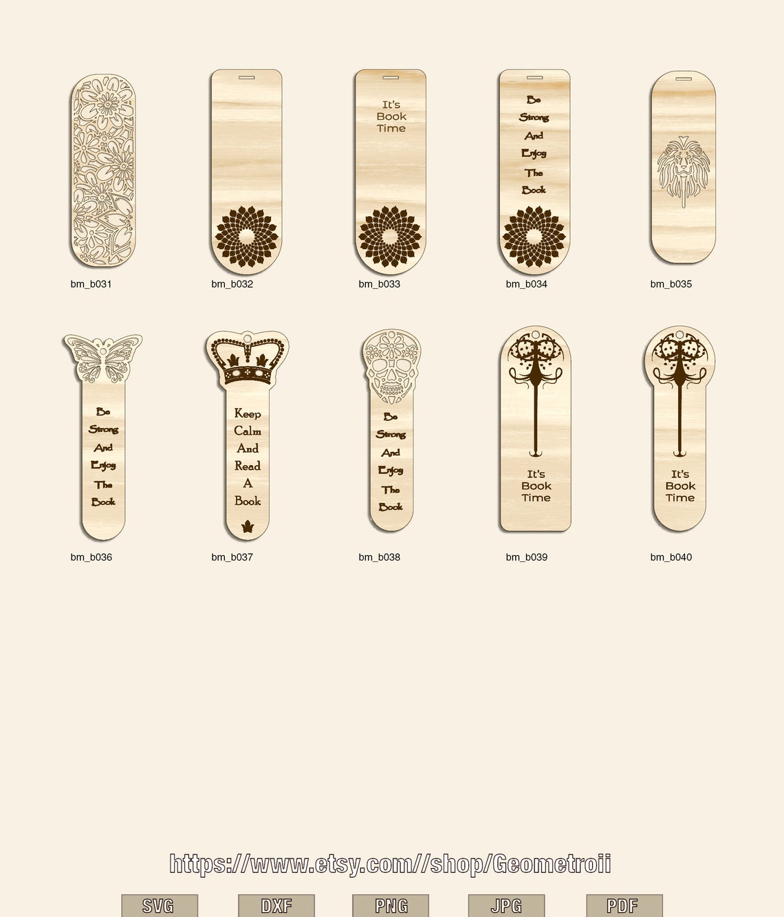 40 Bookmarks SVG Bundle, Laser Cut File, Laser Engrave, Bookmarks Svg ...
