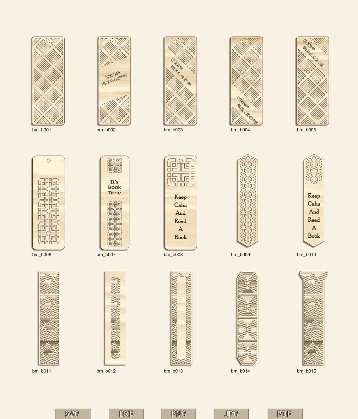 40 Bookmarks SVG Bundle, Laser Cut File, Laser Engrave, Bookmarks Svg ...