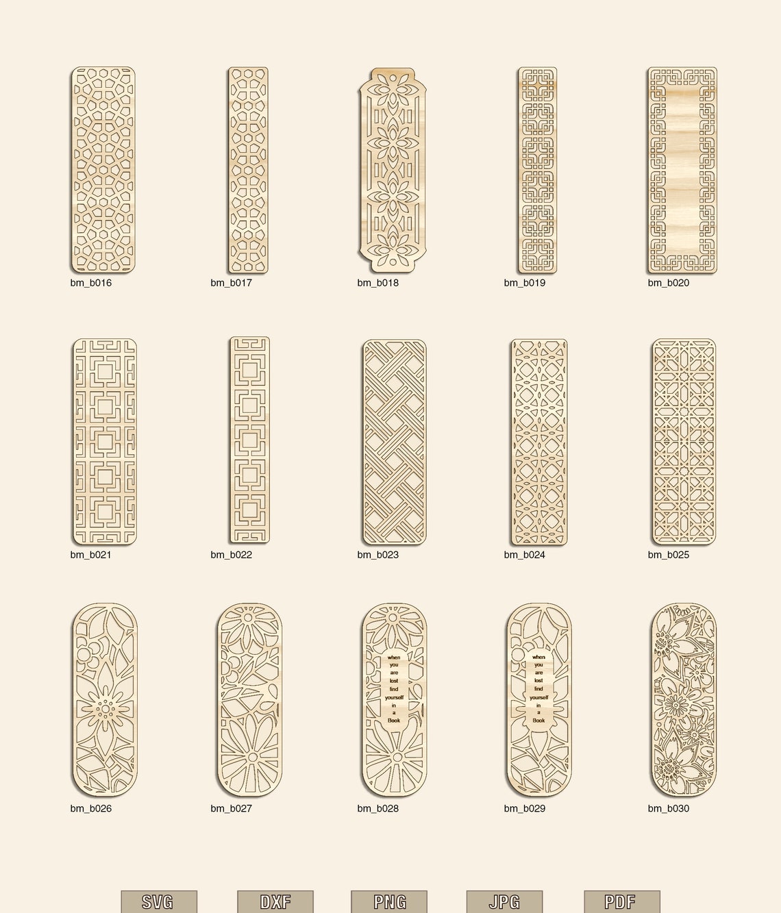 40 Bookmarks SVG Bundle, Laser Cut File, Laser Engrave, Bookmarks Svg ...