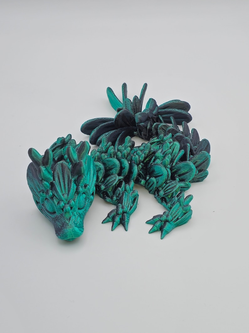 Magical Mistletoe Dragon 3D Printed Masterpiece Perfect Gift for ...