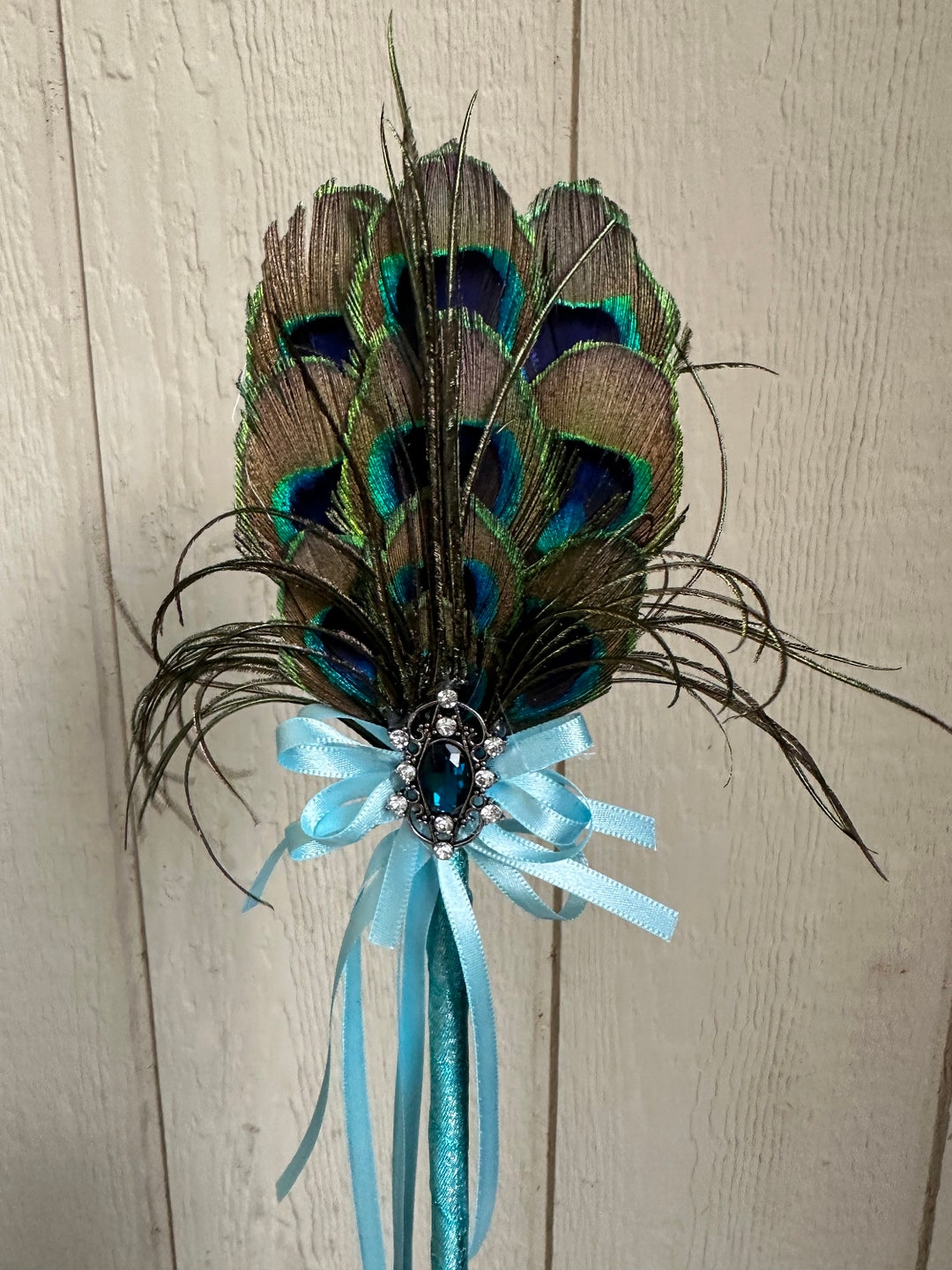 Peacock Feather Wand - Etsy