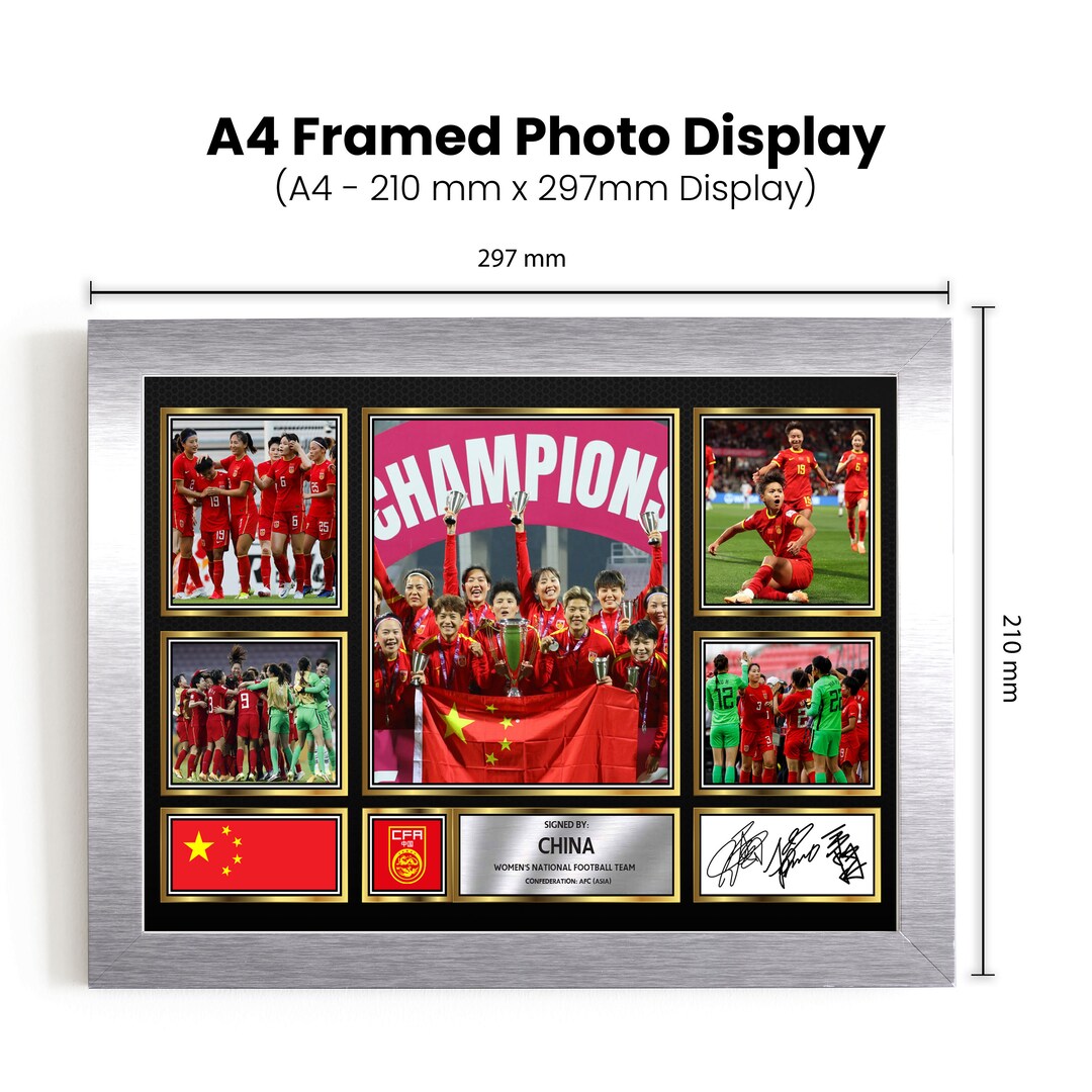 China National Women's Team Signed Autographed Limited Edition Poster ...