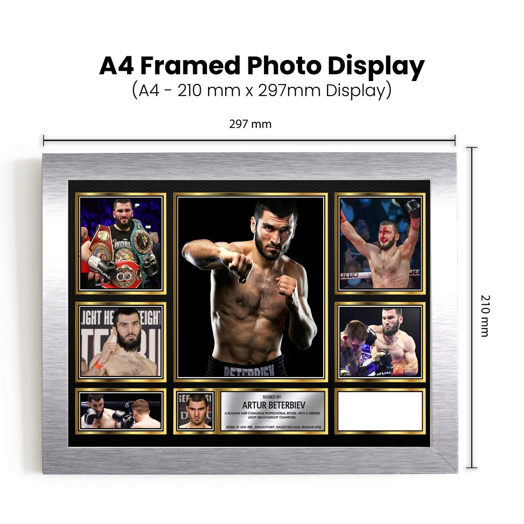 Artur Beterbiev Boxer Signed Autographed Limited Edition Poster Print ...