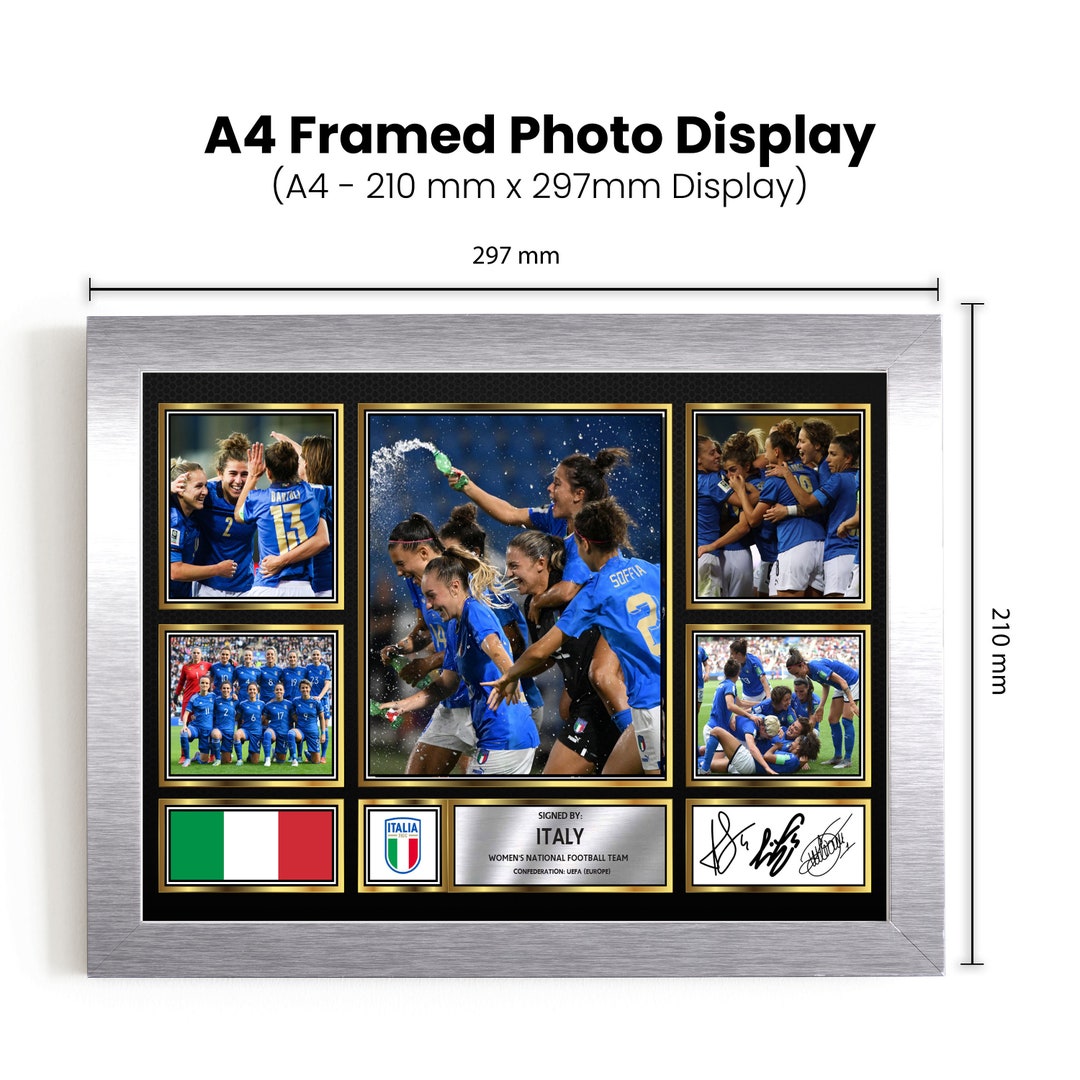 Italy National Women's Team Signed Autographed Limited Edition Poster ...