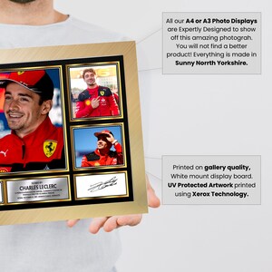 Charles Leclerc F1 Driver Signed Autographed Limited Edition Poster ...