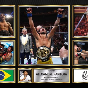 Alexandre Pantoja UFC Fighter Signed Autographed Limited Edition Poster ...